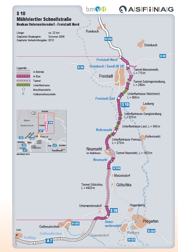 S10 Mühlviertler Schnellstraße eröffnet - JES tunnelsicherheit.at